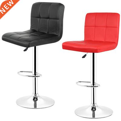 2Pcs/Set Bar Chair Leisure Leather Swivel Bar Stools Chairs