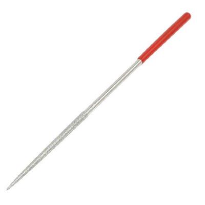 10x Silver Tone Red Lapidy Round Rat Tail Diamond Files 3m