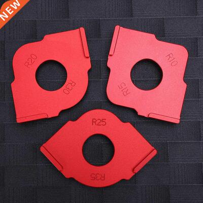 3 pcs Router Template Jig Rus Woodworking Half Fillet Fas