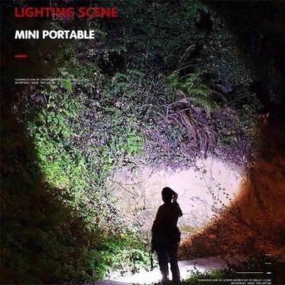 US Strong Light Portale LED Flashlight Strong Light Porta