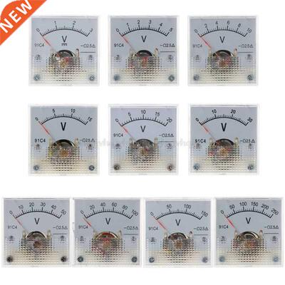 New 91C4 DC Voltmeter Analog Panel Voltage Meter Mechanical