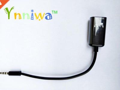 100pcs black 3.5mm Jack Male to Female Headphone Stereo Earp