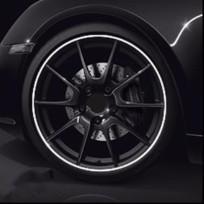 chrome strip 8M/Roll Car Styling Wheel Rims Protector Decor