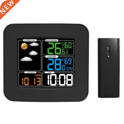 LCD Weather Station Temperature Humidity Monitor Meter Therm