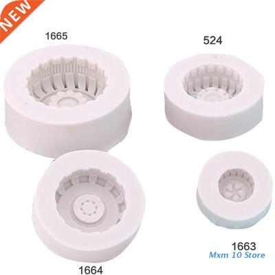 Creative Tires Wheel Silicone Fondant Mold Special Shape Cho