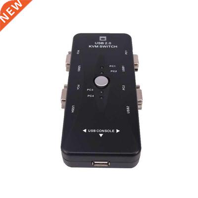 KV Switcher 4-port anual VGA Switcher USB ulti Port Conve
