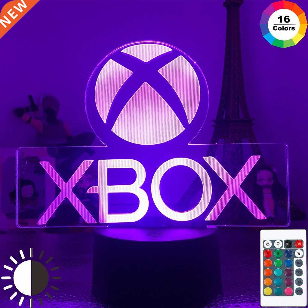 For XBOX Games 16 Colors Changing Night Light D Acrylic LED