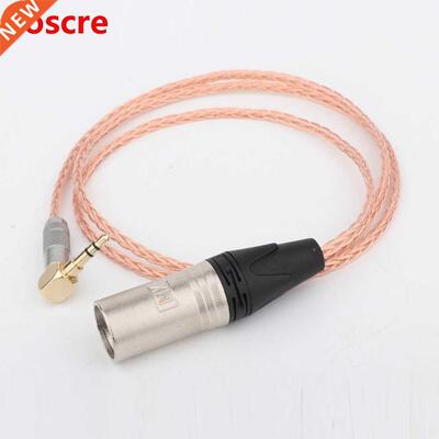 Preffair 1PCS HI-End OCC Copper 4pin XLR male Headphone Upgr