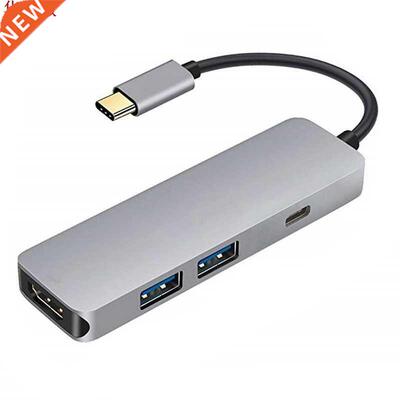 USBC to HDMI 4K 30HZ 2 USB 3.0 Type C PD Quick Charging Huib