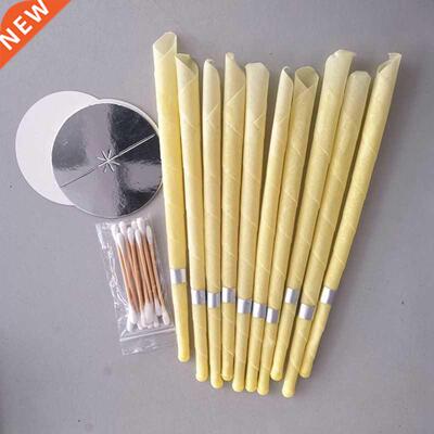 10pcs Ear Candles Ear Wax Clean Removal Natural Beeswax Prop