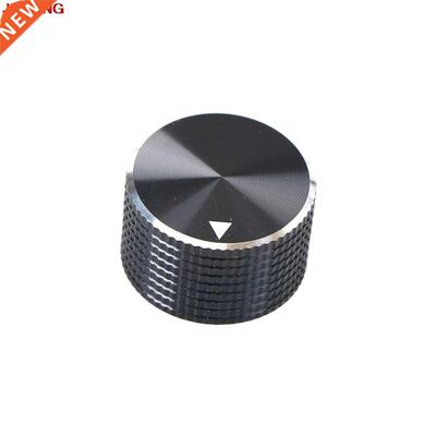 Dia Black Aluminum Rotary Control Potentiometer Knob 25mm x