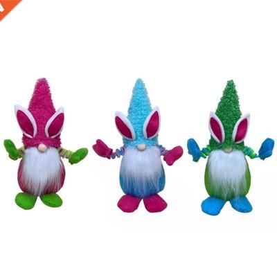 Easter Bunny Gnome Spring Gnomes Holiday Home Decoration Plu
