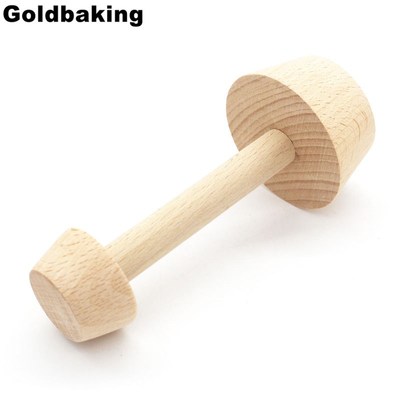 Wood Tart Tamper Double Side Wooden Pastry Pusher