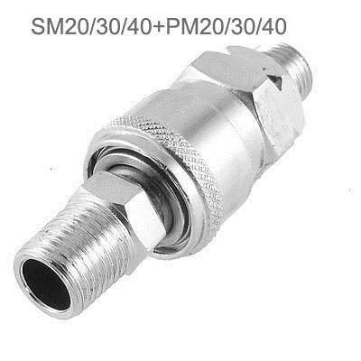 Pneumatic 13mm Male Thread Screw Quick Release Couplings SM2