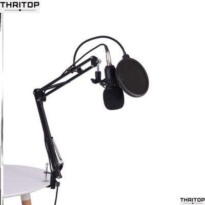 UnidireCtionAl CondenSer MiCrophone ArM StAnd StUdio MiC