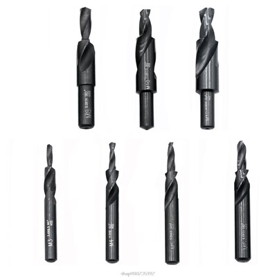 M3-12 90/180 Degree HSS Twist Step Drill Bits 6542 Nitride T