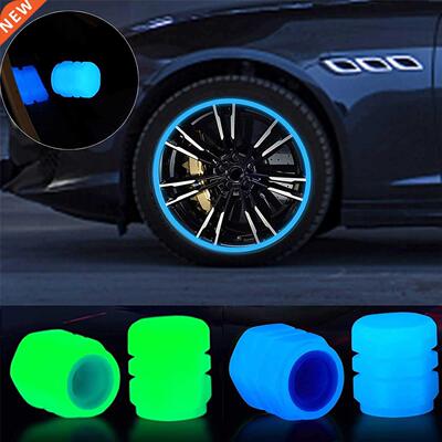 Universal Luminous Tire Valve Cap Car Wheel Hub Glowing Dust