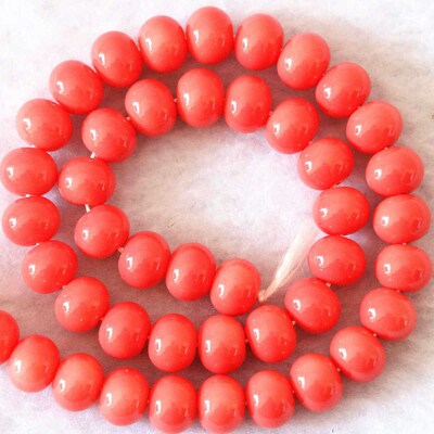 *Special rondelle abacus 5*8mm baking paint glass loose bead