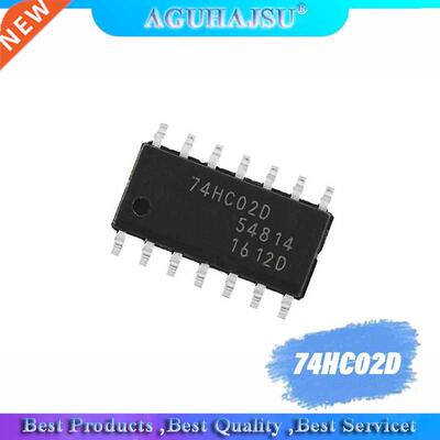 10PCS 74HC02D SOP14 74HC02 SOP SN74HC02DR SN72HC02 SMD new a