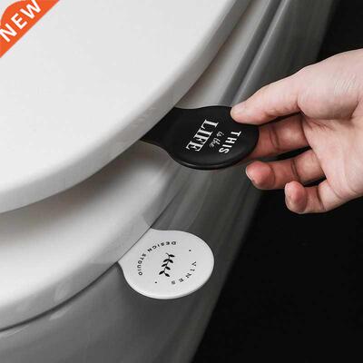 Portable Nordic Simple Lovely Transparent Toilet Seat Lifter