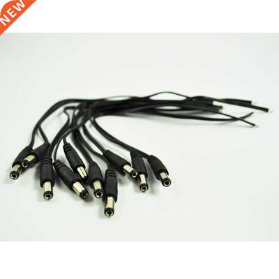 CAA-10pcs 5.5x2.1mm Male DC Power Pigtails Plug Lead Cord 适