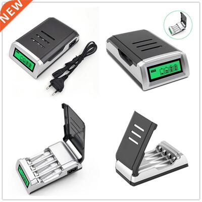 Universal 1Pcs Smart LCD Charger EU /US /UK Plug 适用于 9V A