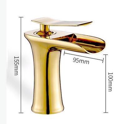 Basin Faucets Waterfall Bathroom Faucet Single handle Basin