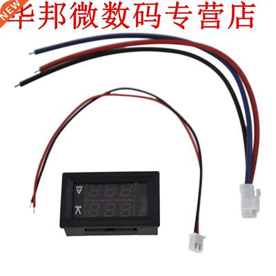 DC 100 V 10A Voltmeter Amperemeter Blauw + Rood LED Amp Dual