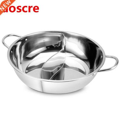 Style 30cm Stainless Steel  Pot Shabu Shabu Kitchen Cooking