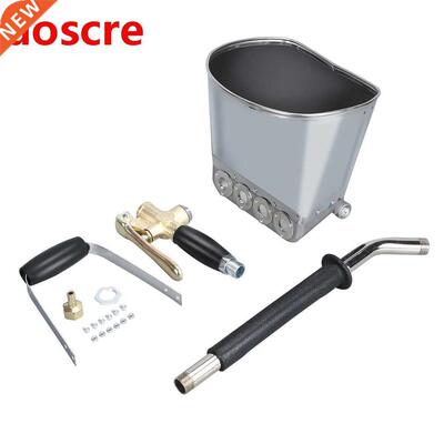 Wall Mortar Sprayer Gun Stucco Shovel Hopper Ladle Cement Sp