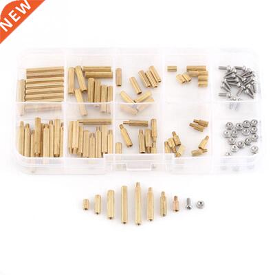120pcs M2 Female Male Standoffs Screws Nuts Assortment Set F