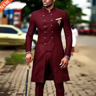2021 Fashion African Design Slim Fit Men Suits For Wedding G