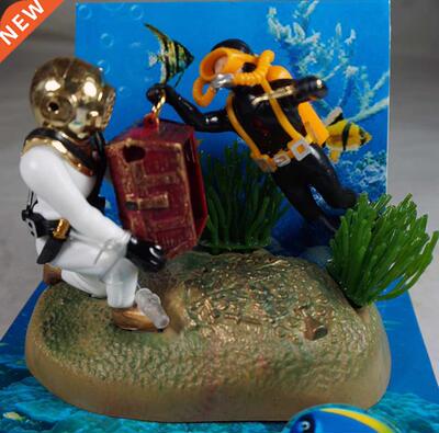Hot Aquarium Decoration Undersea Tug of War Fish Tank Orname