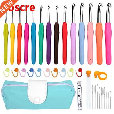 Crochet Hooks Set Crochet Large-Eye Blunt Yarn Weave Knitti