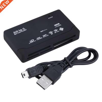 2015 Black External USB 2.0 Card Reader For XD MMC MS CF TF
