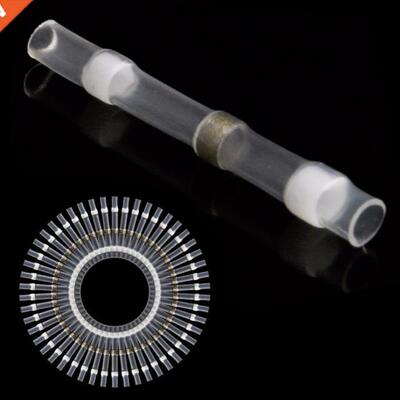 50Pcs 26-24AWG Waterproof Heat Shrink Butt Wire Splice Solde