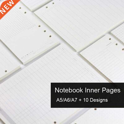 45 Sheets A5 A6A7 Loose Leaf Notebook Refill Spiral Binder I