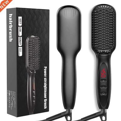Hair Straightener Hot Comb Pro LCD Heating Electric Ionic St