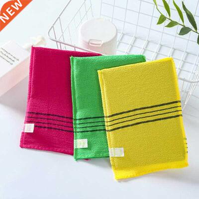 1/4pcs Double-sided Towel Korean Exfoliating Bath Washcloth