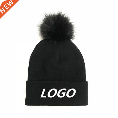 Custom Embroidery Beanie Personalized Text Cuffed Hat with F