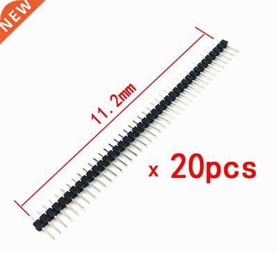 20PCS 40Pin 2.54mm Single Row Straight Male Pin Header Conne