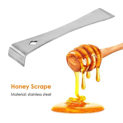 Stainless Steel Hive Bee Scraper Multifunctional Portable Se