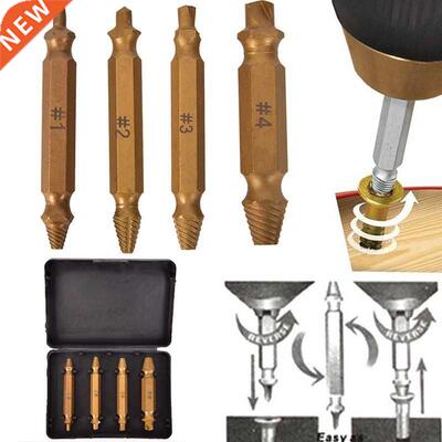 Titanium Broken Bolt Damage Screw Remover Extractor Drill Bi