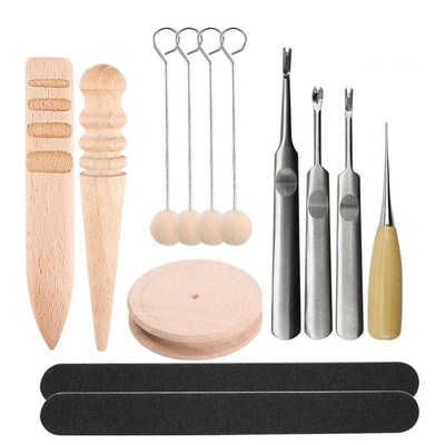 13 Pieces Leather craft Edge Skiving Beveler Multi-size Soli