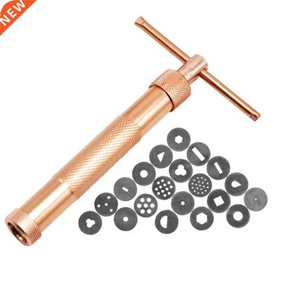 Metal Home DIY Craft Pottery Clay Extruder Hand Sugar Fondan