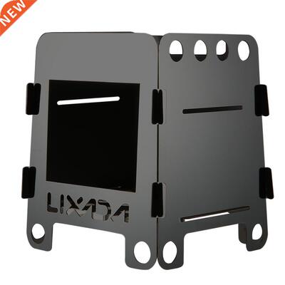 Lixada Folding Wood Stove Alcohol Stove Portable Outdoor Pi