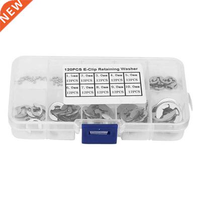 120 Pieces of Circlip Combination Elastic Safety Ring Made o