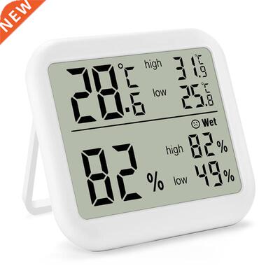 NewDigital Thermometer Hygrometer Touch Screen Temperature H