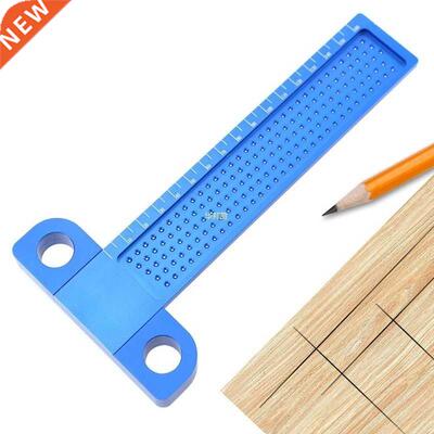 T-160 Ruler Hole Scribing Gauge Aluminum Crossed Feet Cross