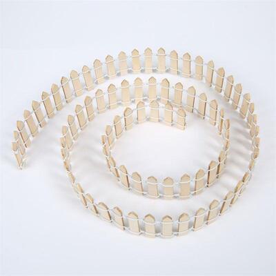 100cm*3cm Mini Decorative Fence Multi-color Fence Gardening